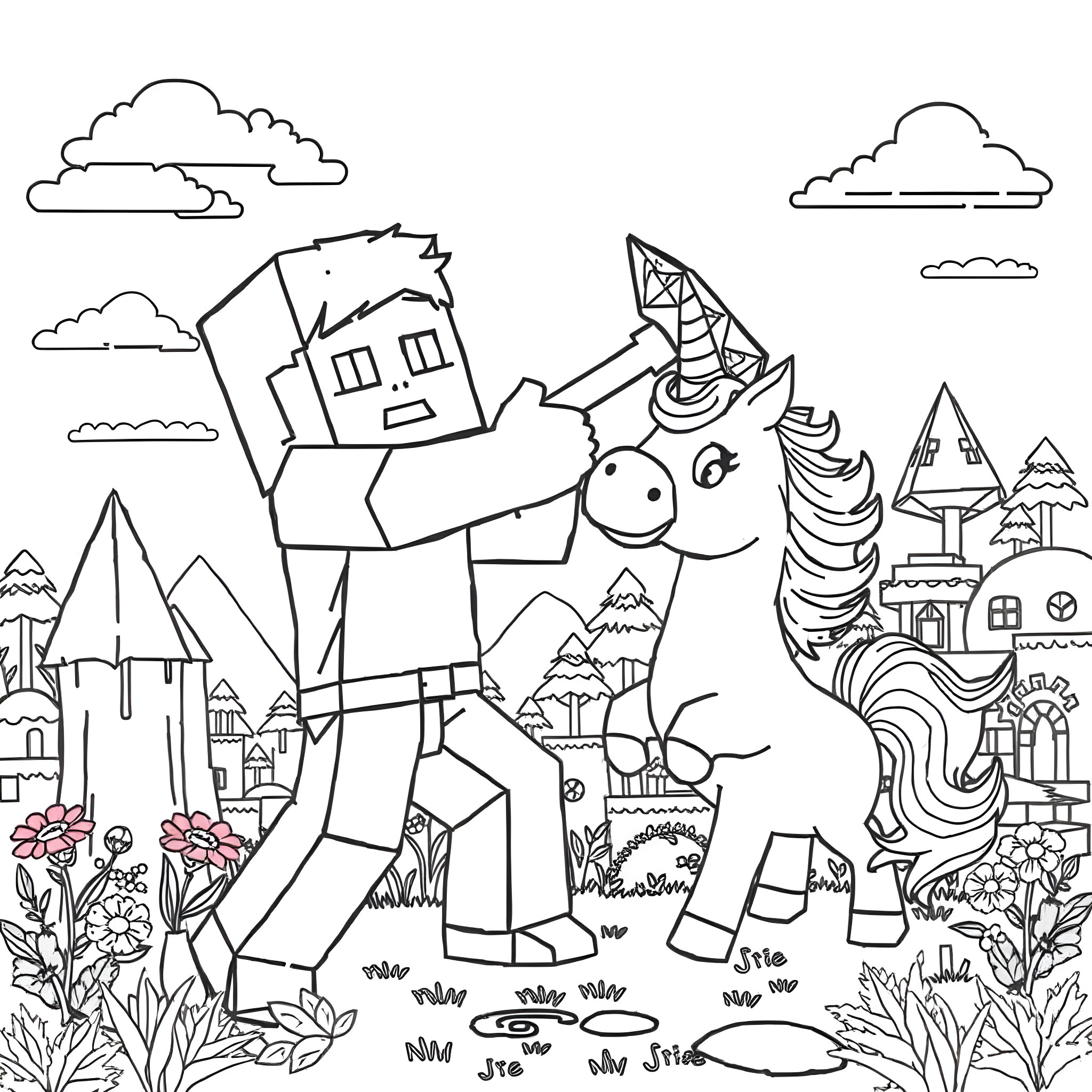 Best Minecraft Steve Coloring Pages (Free Printable PDF)