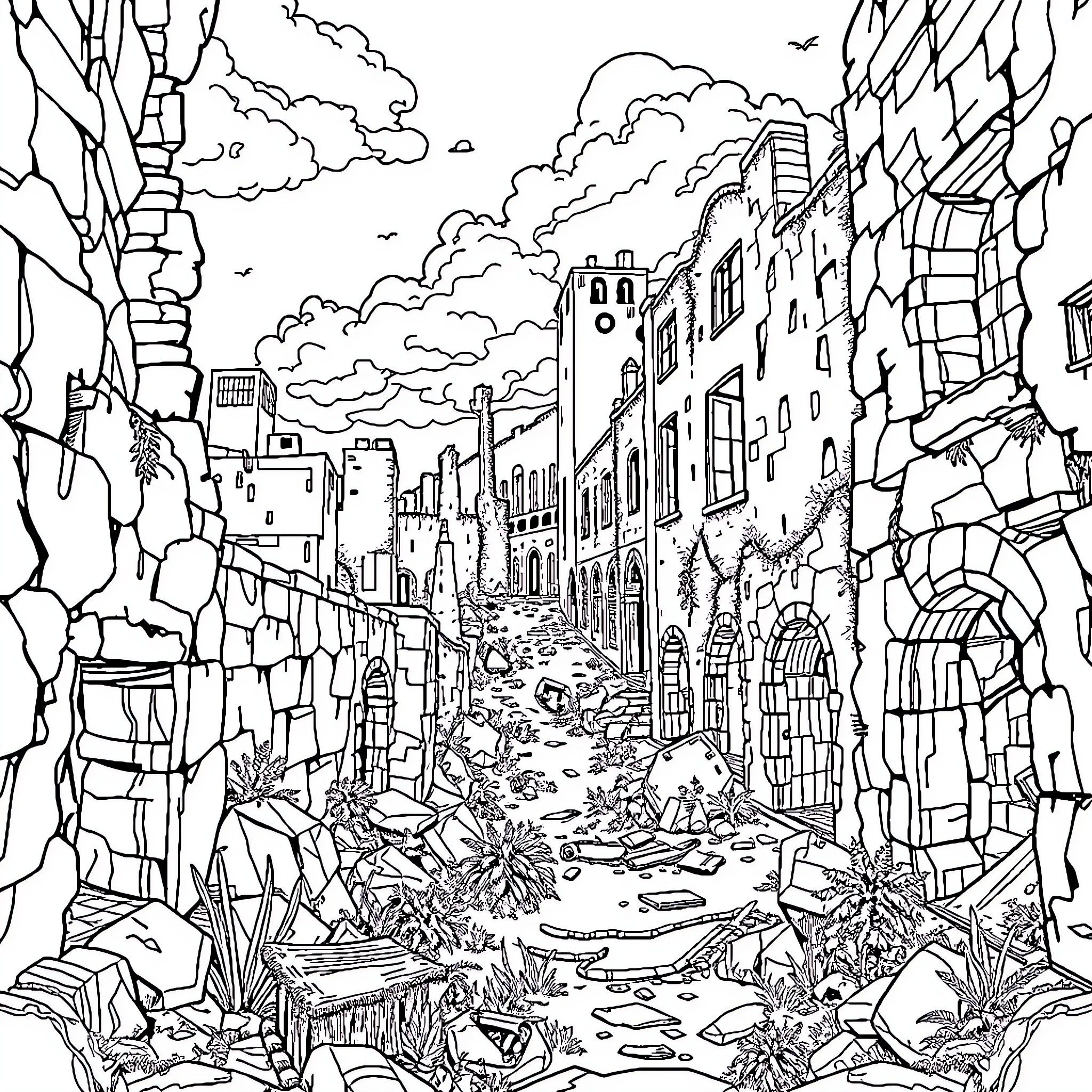 109 Best City Coloring Pages (Free Printable PDFs)