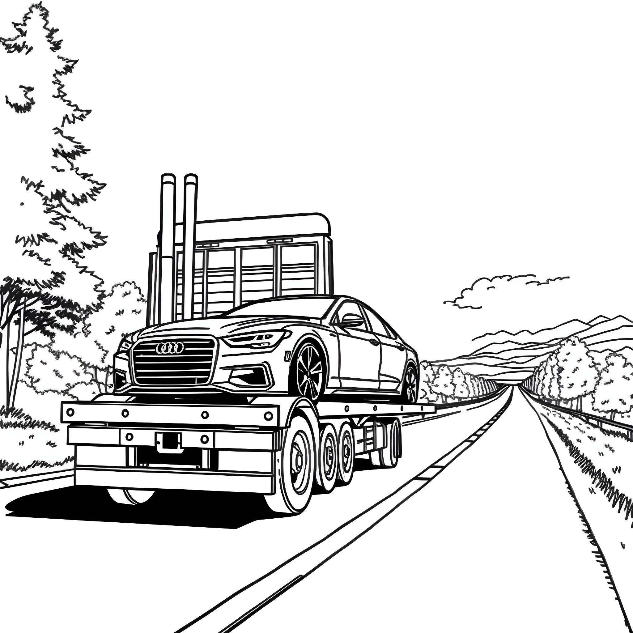 Best Truck Coloring Pages (Free Printable PDF)