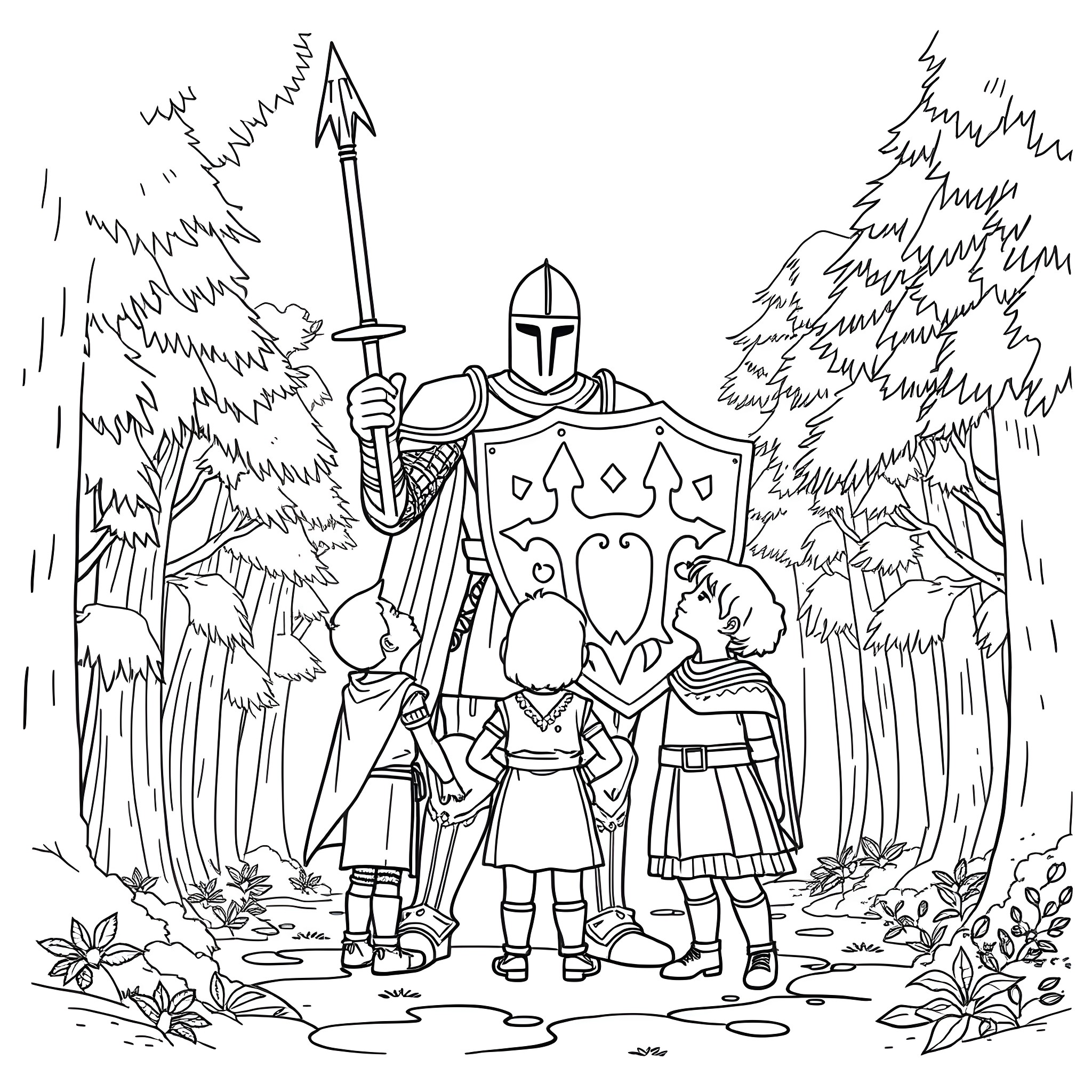 106 Best Knight Coloring Pages (Free Printable PDFs)
