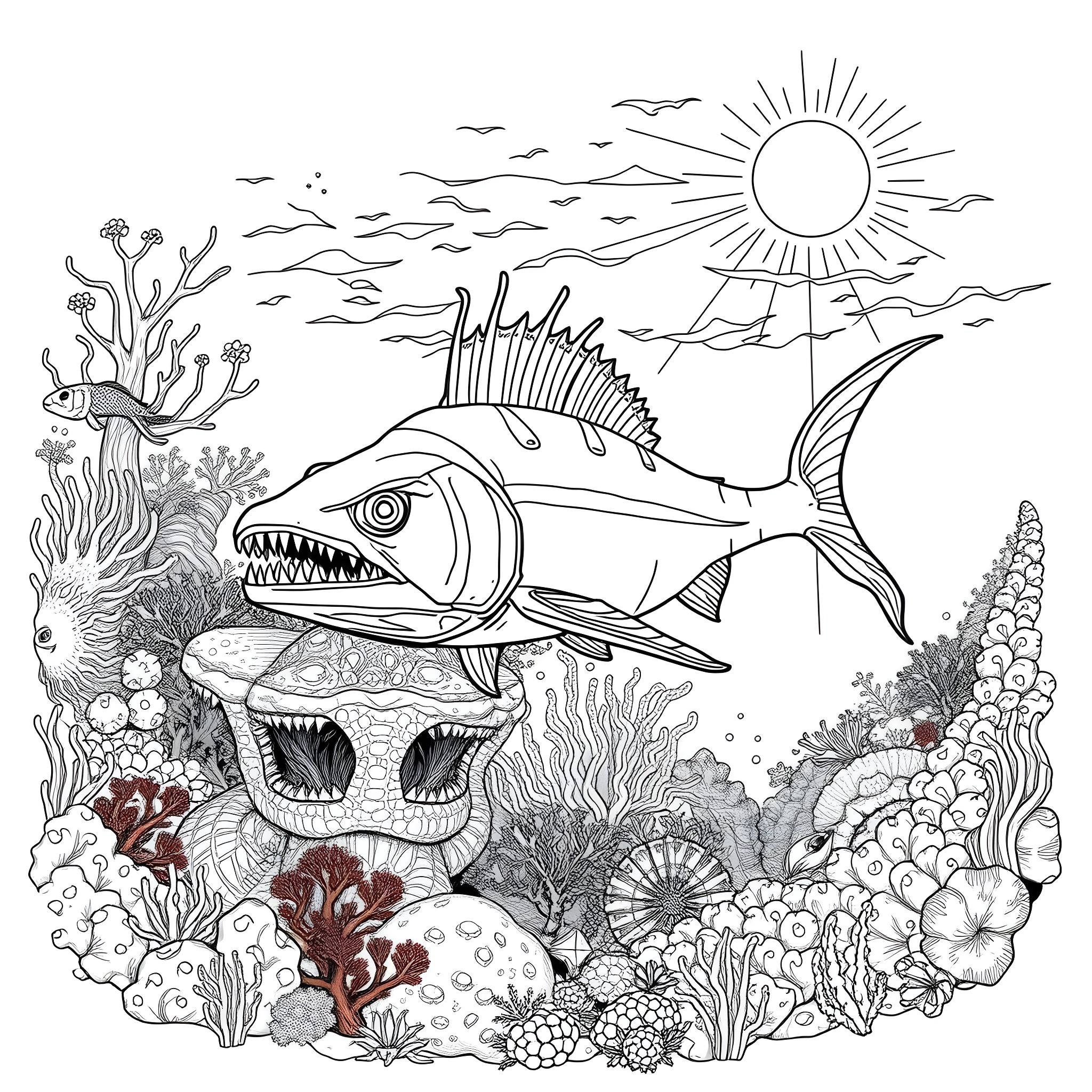 81 Best Fish Coloring Pages (Free Printable PDFs)