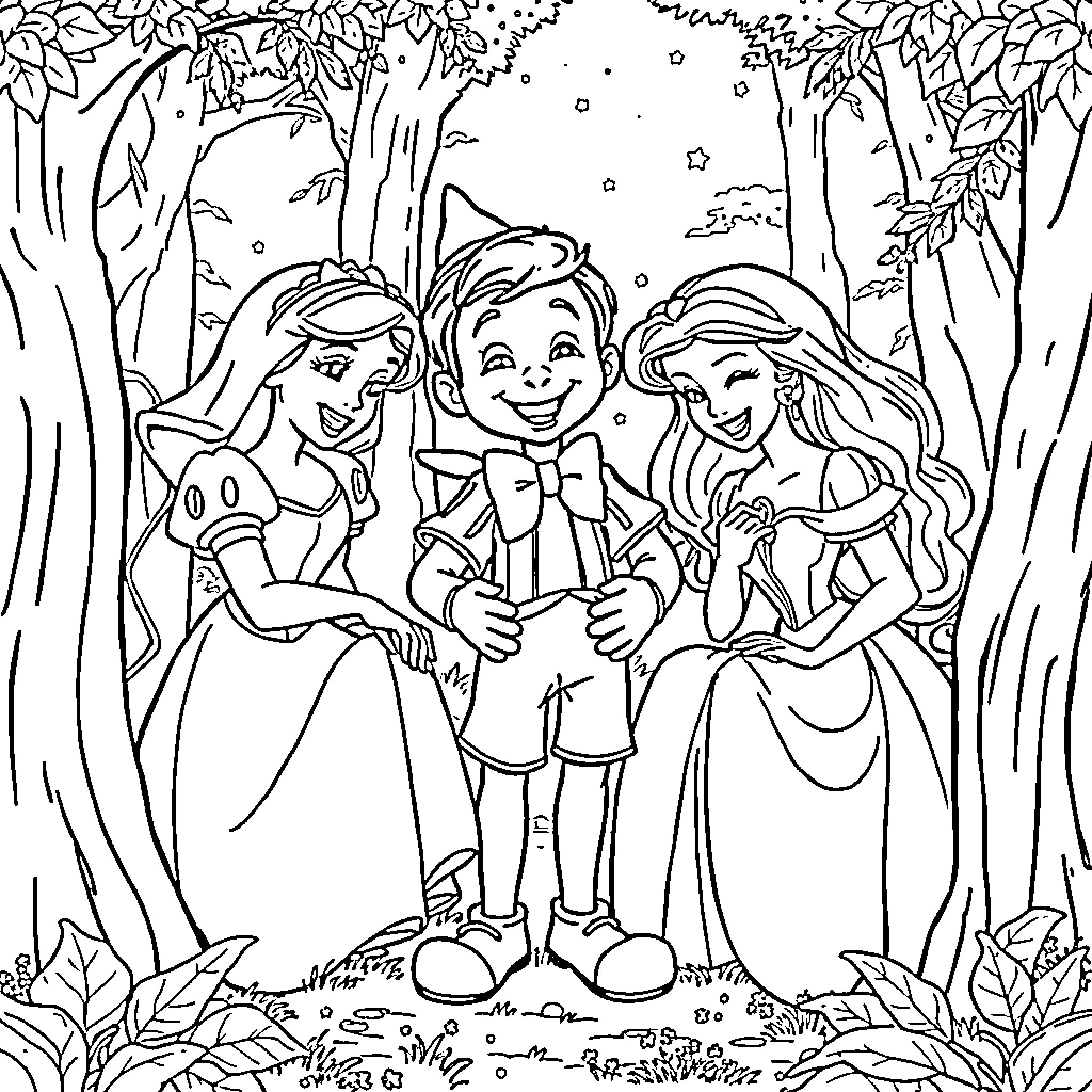 Best Fairy Tale Characters Coloring Pages (Free Printable PDF)