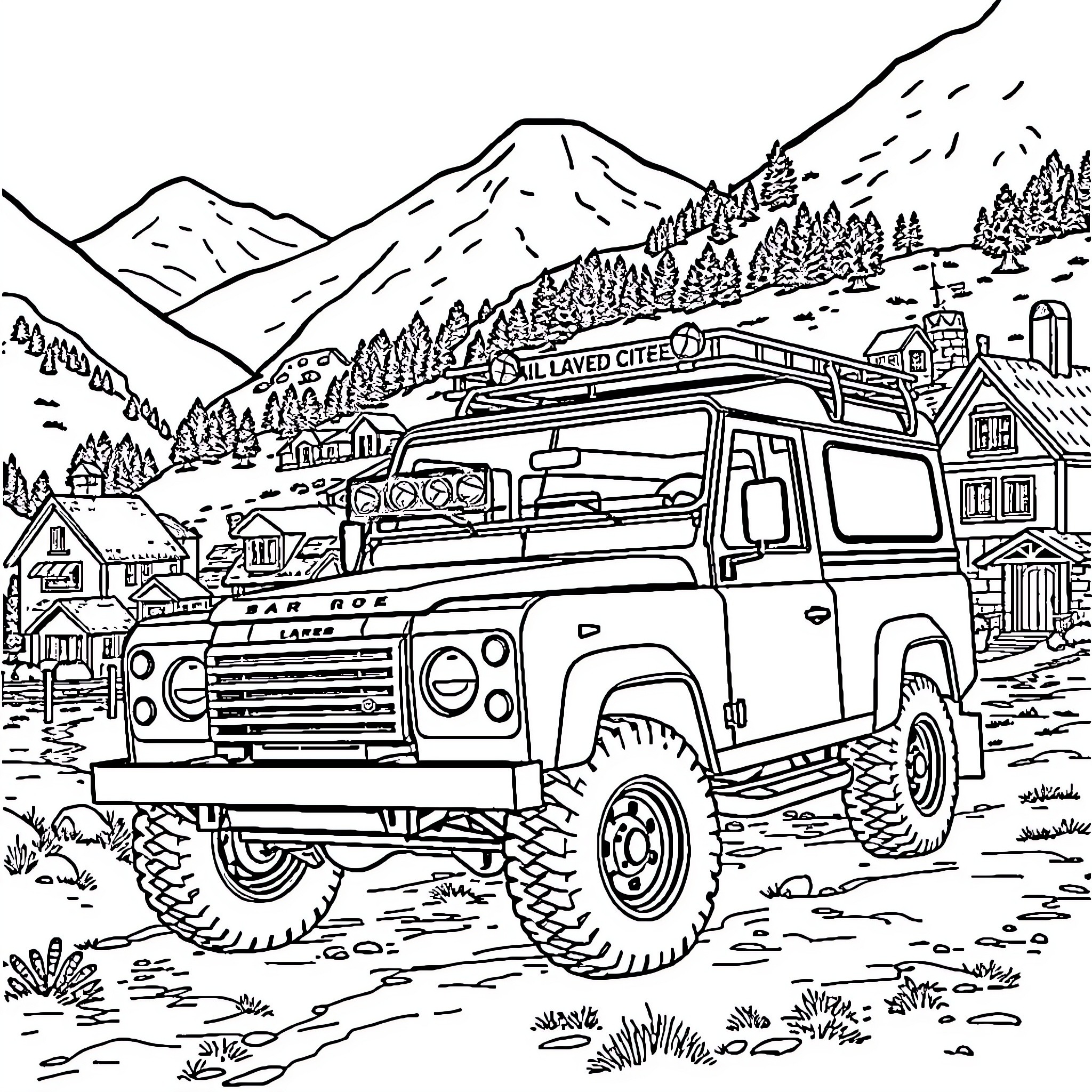 49 Best Land Rover Coloring Pages (Free Printable PDFs)