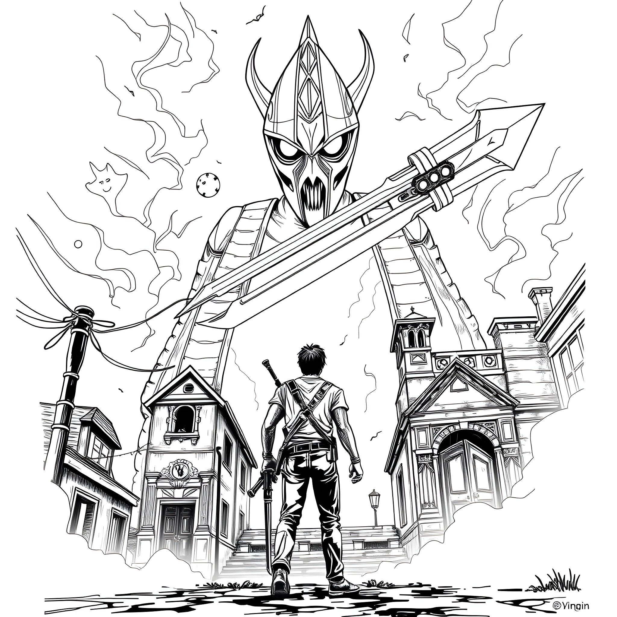 Best Pyramid Head Coloring Pages (Free Printable PDF)