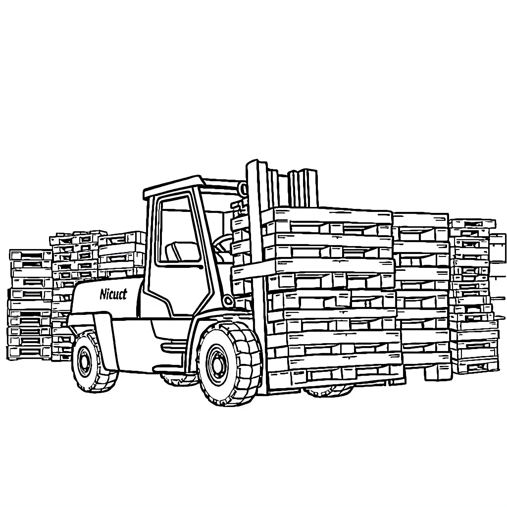 Best Pallet Truck Coloring Pages (Free Printable PDF)