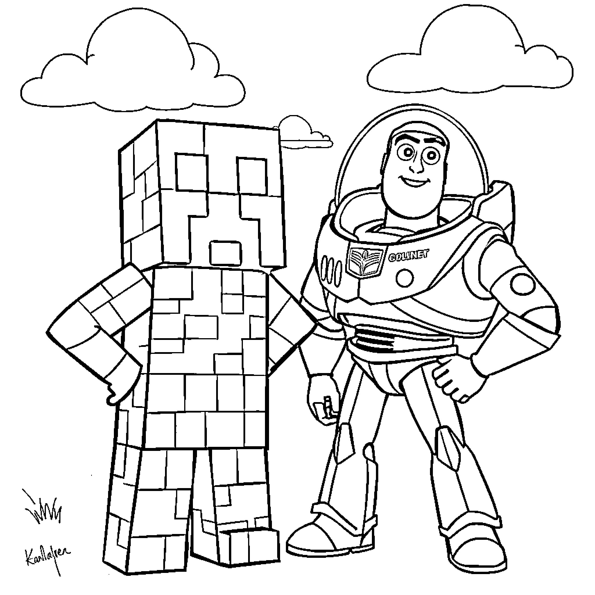 Best Creeper Coloring Pages (Free Printable PDF)