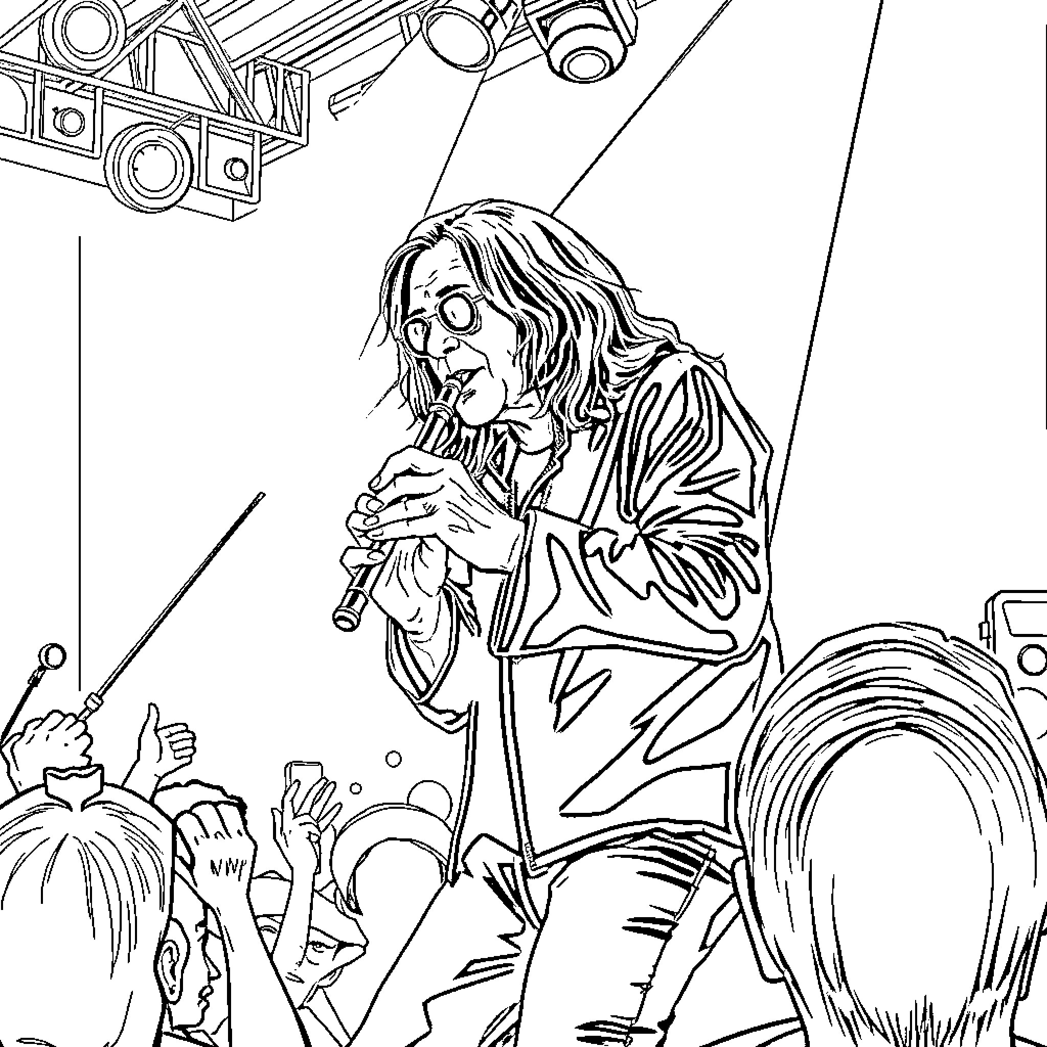 Best Ozzy Osbourne Coloring Pages (Free Printable PDF)