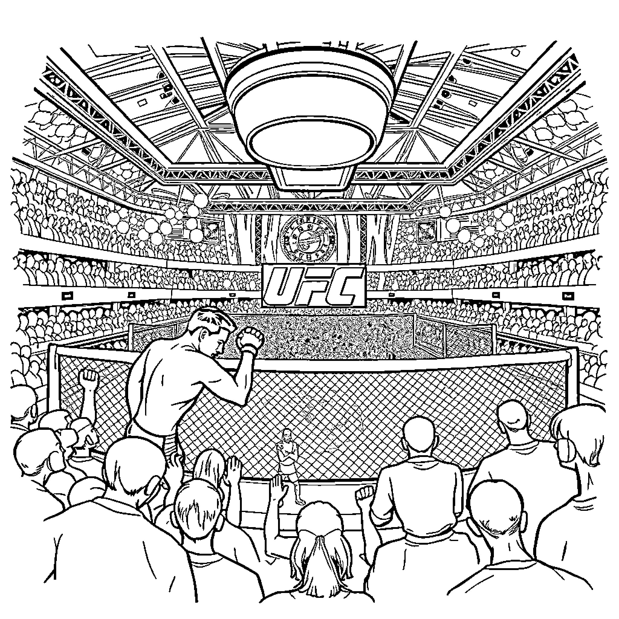 Best UFC Coloring Pages (Free Printable PDF)
