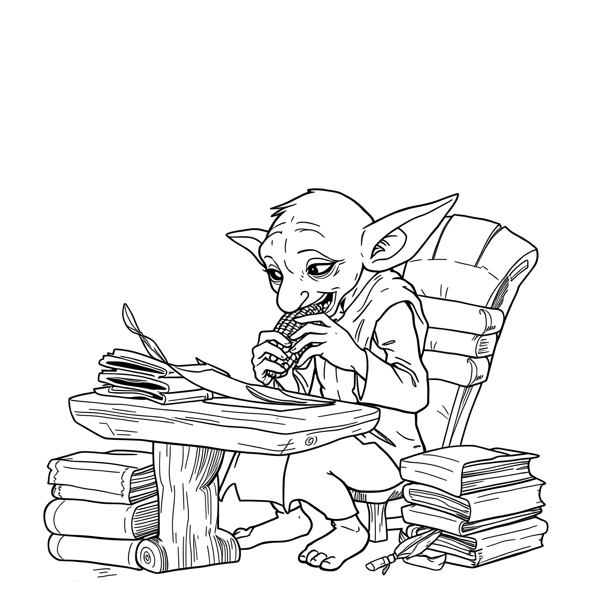 8 Best Dobby Coloring Pages (Free Printable PDFs)