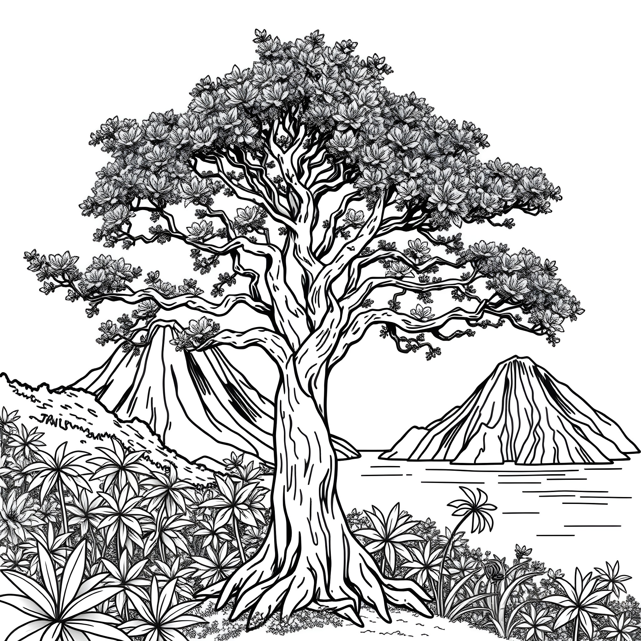 Best Ohia Tree Coloring Pages (Free Printable PDF)