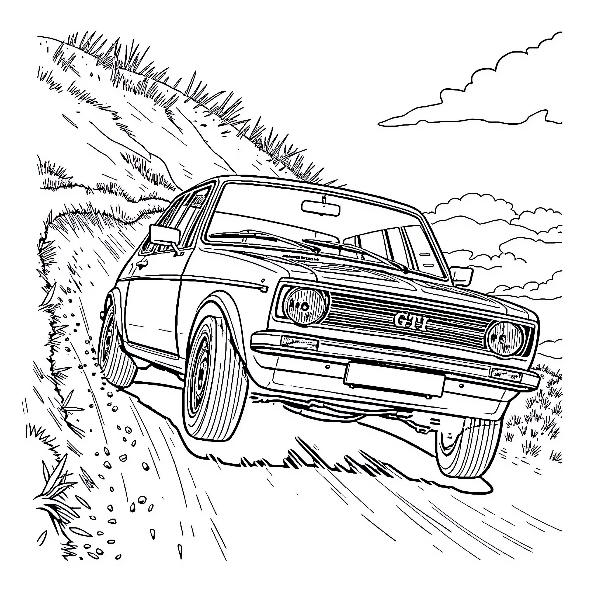 1 Best MK1 GTI Coloring Pages (Free Printable PDFs)